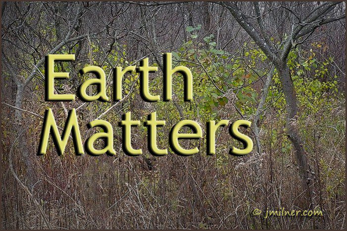 Earth Matters by Jacqueline Milner – There is no Planet B – November 12 ...